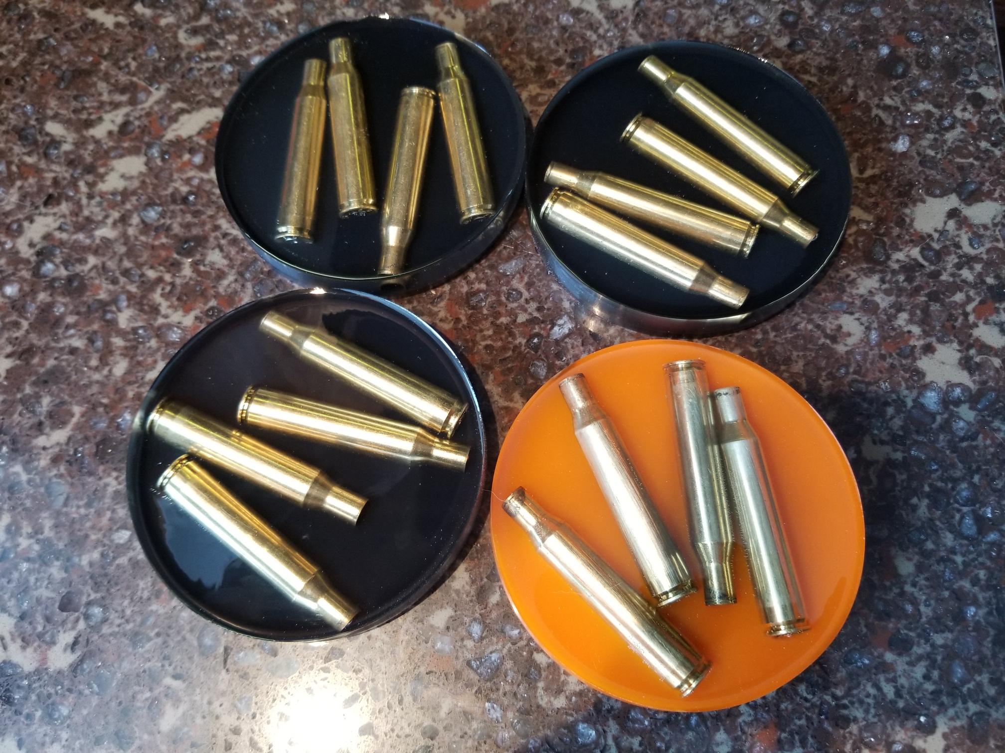 Bullet Casing Coasters - Epoxy Concepts | Custom Epoxy & Wood Projects ...